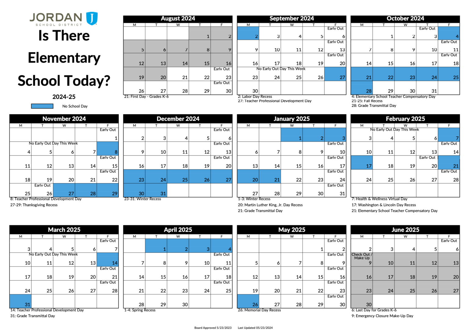 Westvale Calendar – Westvale Elementary